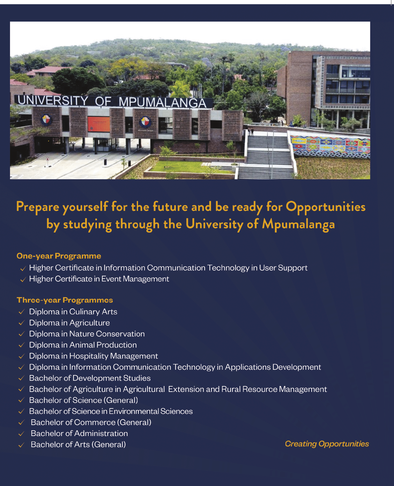 Leadership Special Edition: University of Mpumalanga